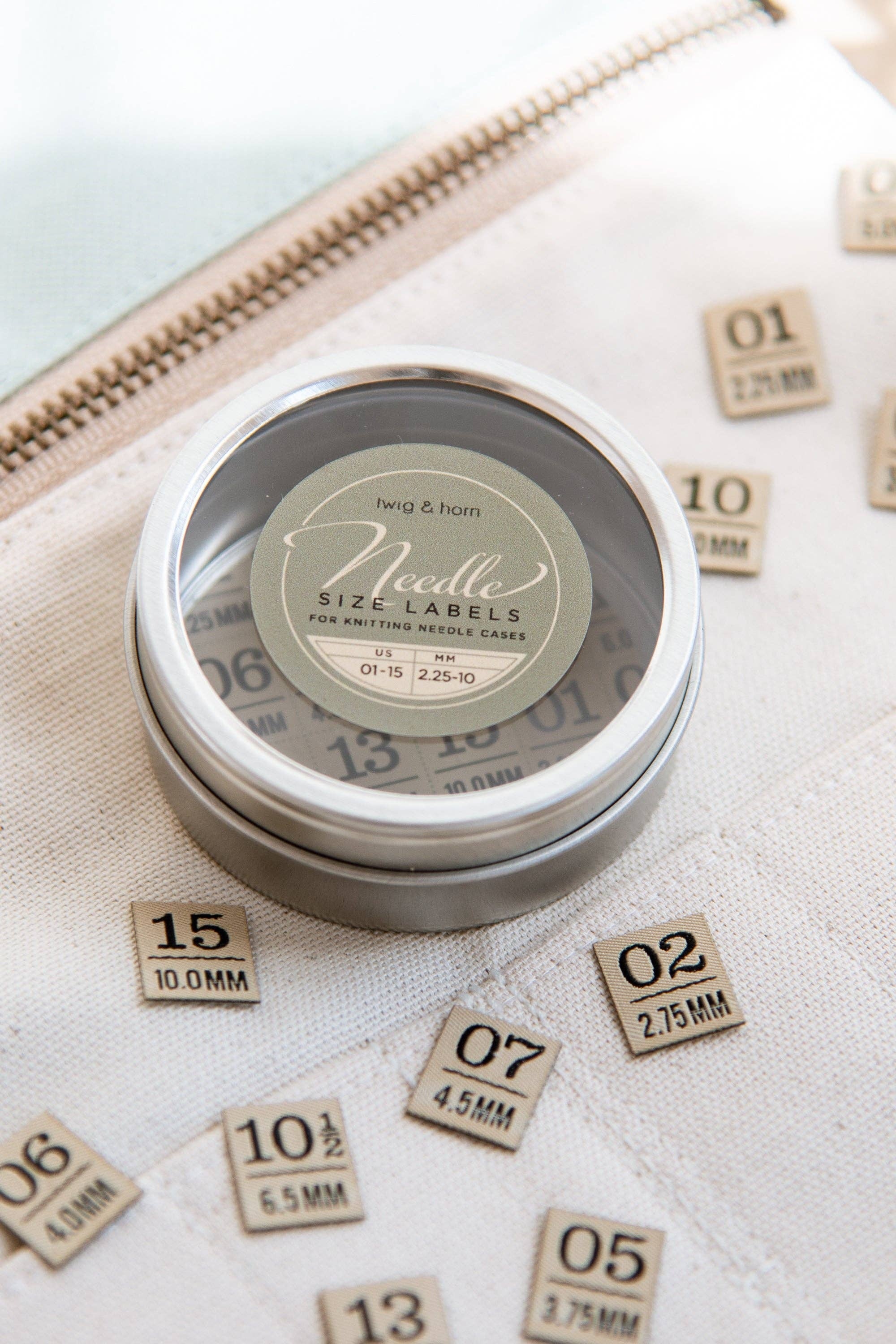 Needle size labels — Twig & Horn | Wool Friends